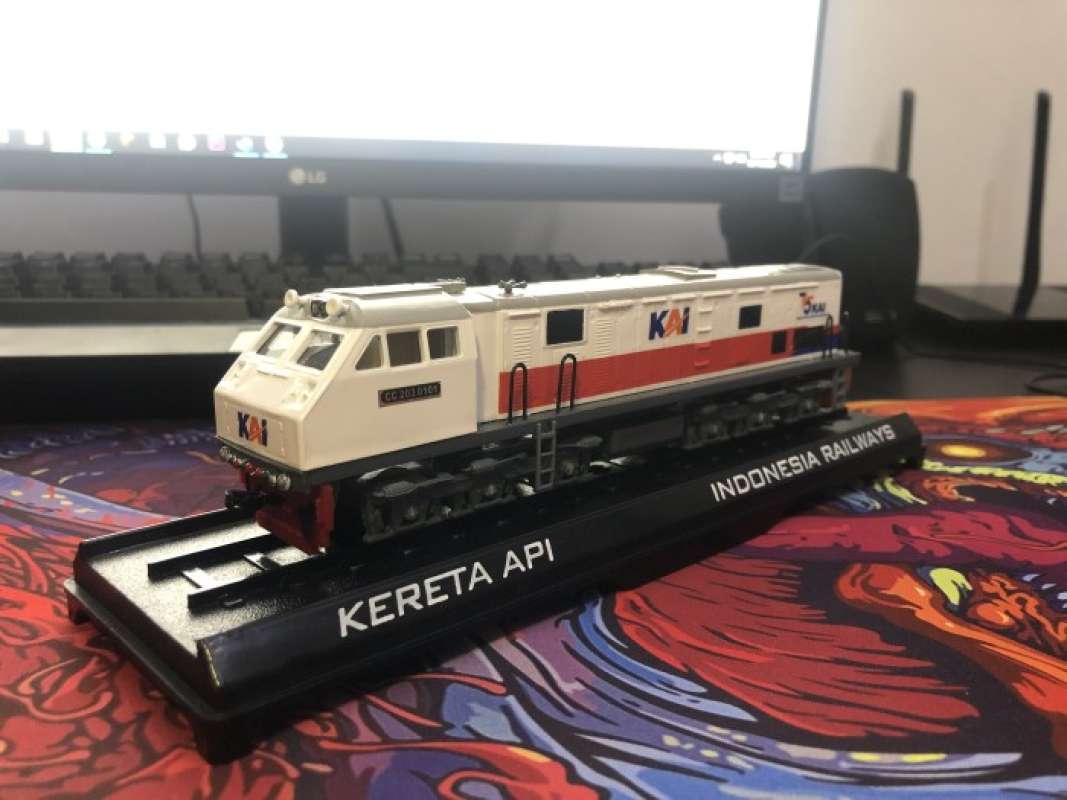 Jual Miniatur Kereta Api Lokomotif Cc203 Logo Baru Kai 2020 Di Seller ...