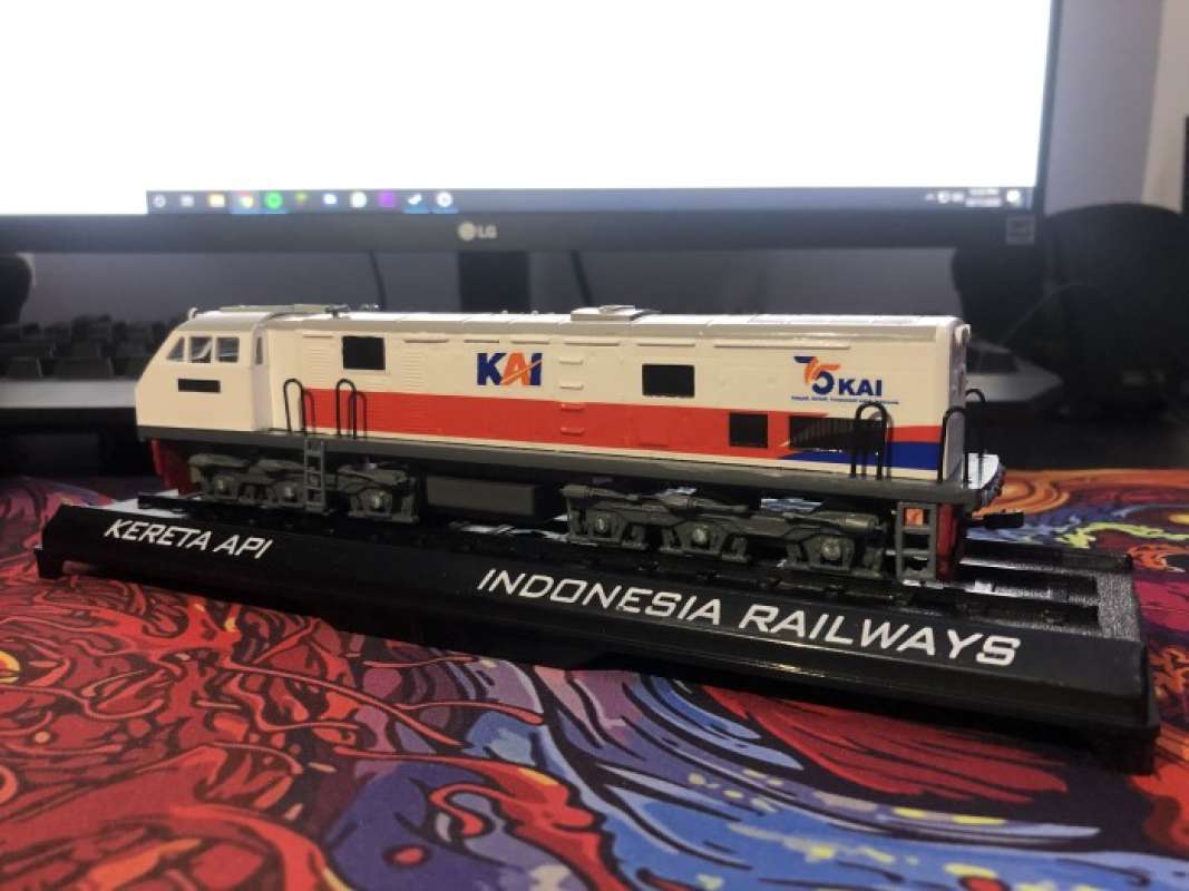 Jual Miniatur Kereta Api Lokomotif Cc203 Logo Baru Kai 2020 Di Seller ...