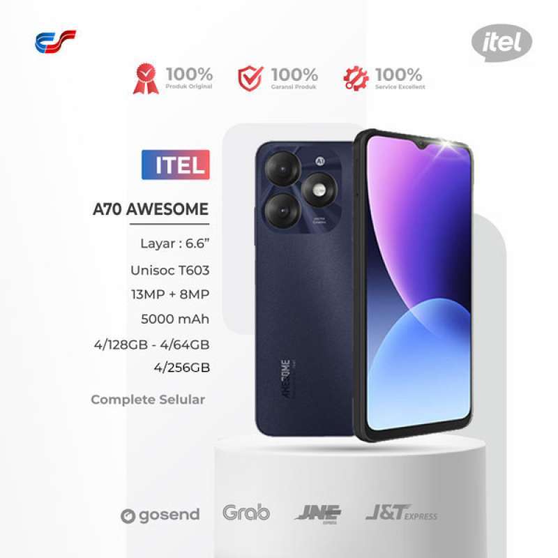 Jual Itel A70 4/128gb - 13mp Super Hdr Camera | 5000mah Big Battery ...