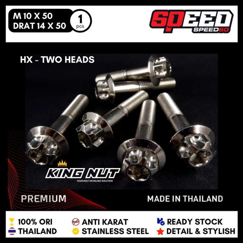 Jual Baut M 10 X 50 Drat 14 X 50 Premium Baut Probolt Thailand ...