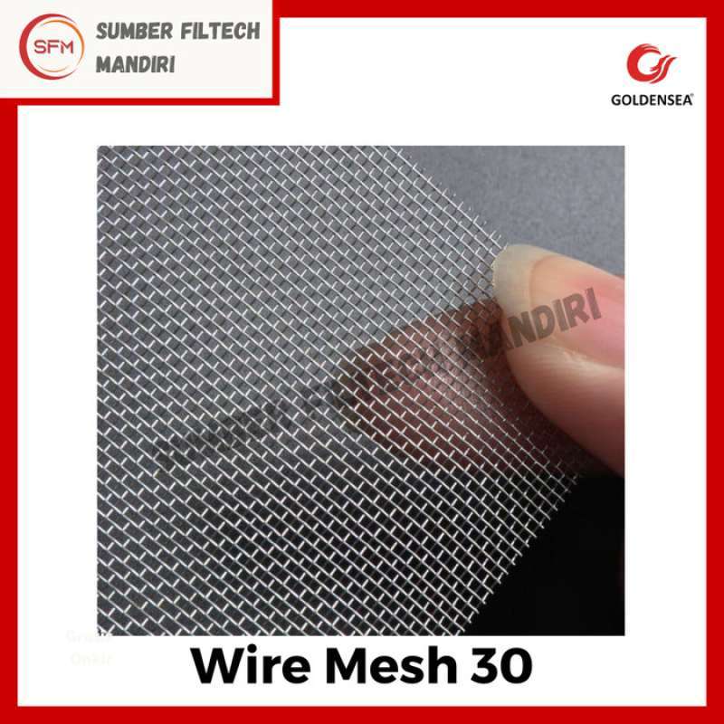 Jual Wire Mesh Ss 304 (lebar 1.5m) #30, 40, 50, 60, 80 / Saringan ...