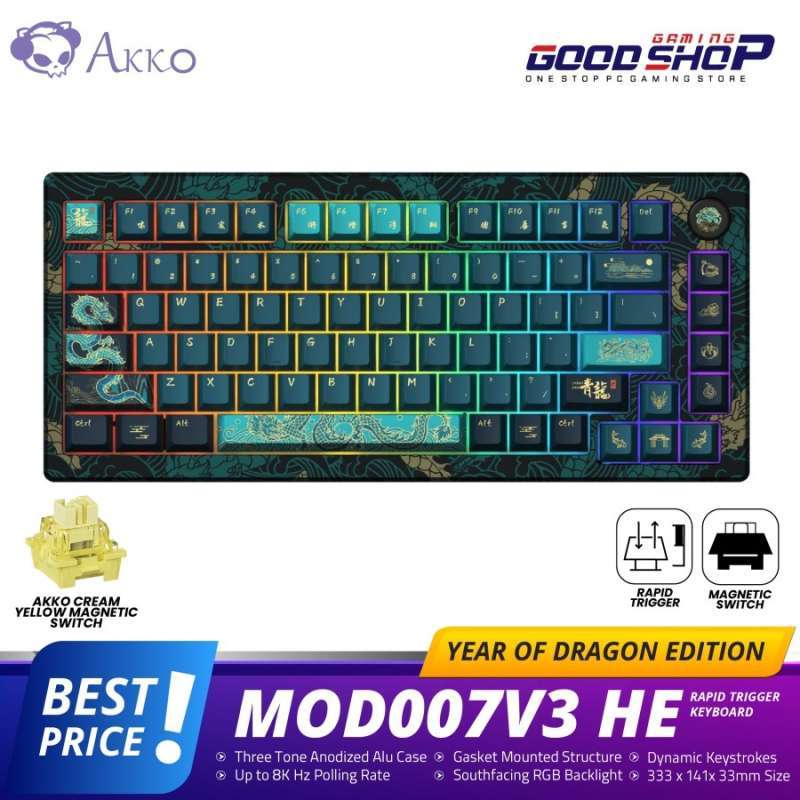 Jual Akko Mod007 V3 / Mod007v3 He Year Of Dragon Gaming Keyboard ...