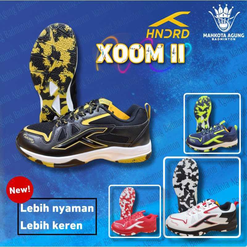 Jual Sepatu Badminton Hndrd Hundred Xoom Ii Dan Xoom I Original ...