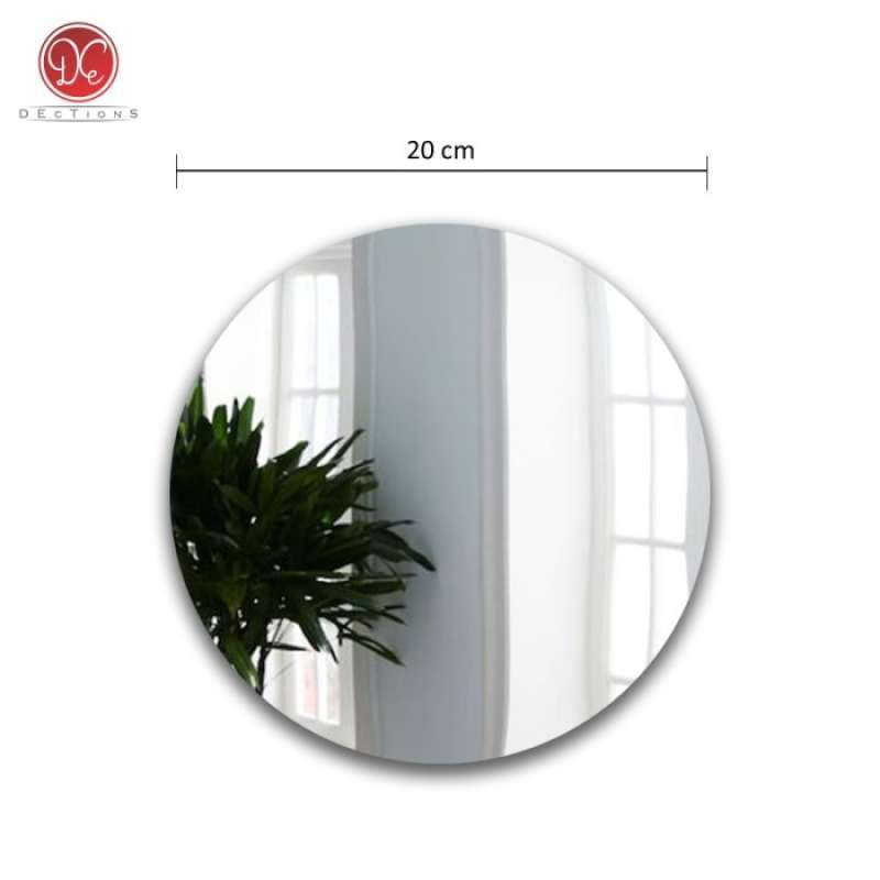 Jual Dections Kaca Cermin Dinding Bulat Aesthetic Round Mirror ...