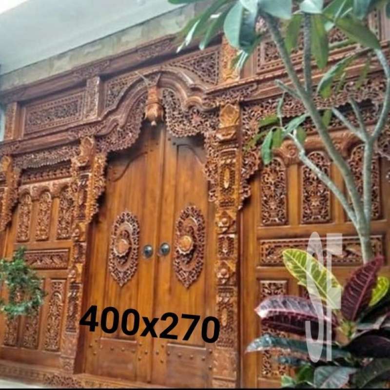 Jual Kusen Pintu Ukir Gebyok Kayu Jati Asli Dari Jepara Di Seller Up ...