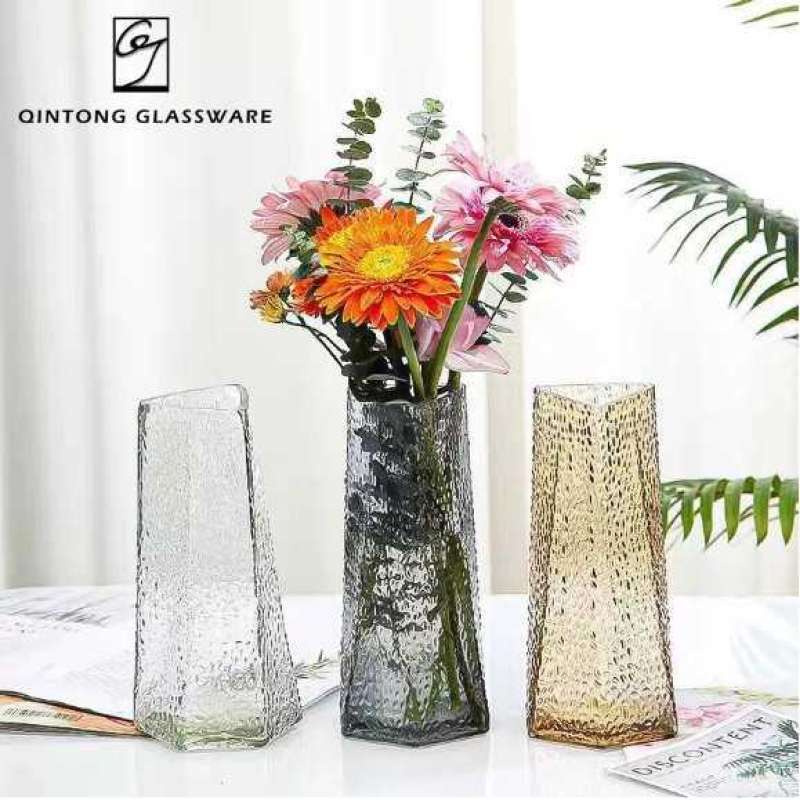Jual Qintong Vas Bunga Dekorasi Interior Ruang Tamu Model Triangle Qt ...
