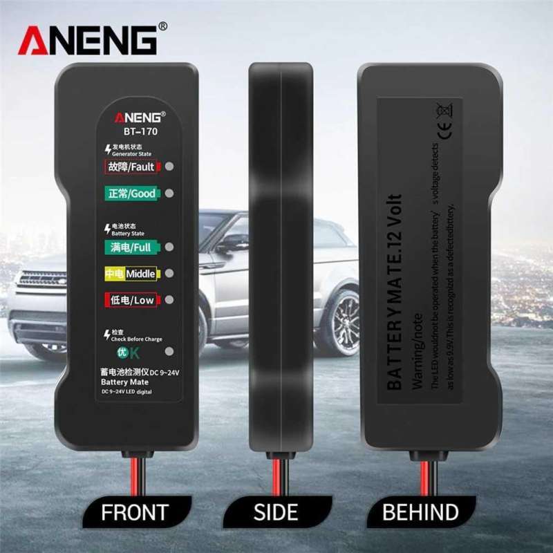 Jual Tester Accu Car Battery Detector 12v Analyzer Fault Bt-170 Tespen ...