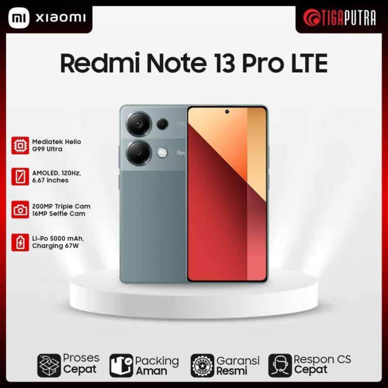 Jual Xiaomi Redmi Note 13 Pro Lte (ram 8gb, Rom 256gb, 200mp Triple Cam ...