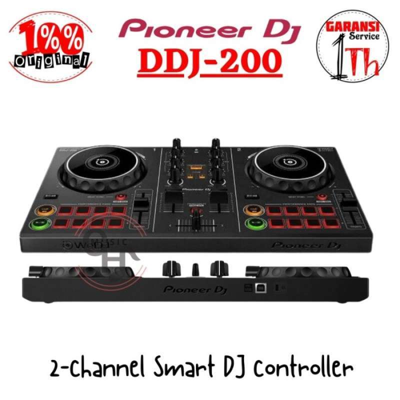 Jual Pioneer Dj Ddj-200 Smart Dj Controller Portable With Usb Ddj200 Di Seller Doujin ...