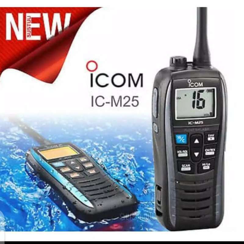 Promo Ht Icom Ic-m25 Vhf Radiomarine Original Diskon 33% Di Seller Ksm Store - Meruya Selatan ...