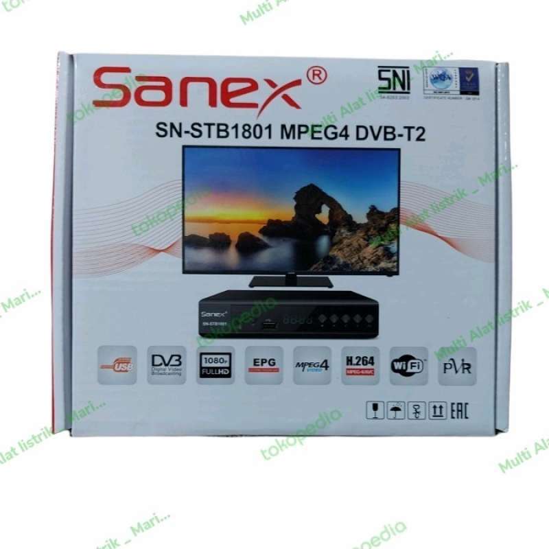 Promo Set Top Box Sanex Dvb Boster Hdmi Digital Tv Box Antena Sn ...