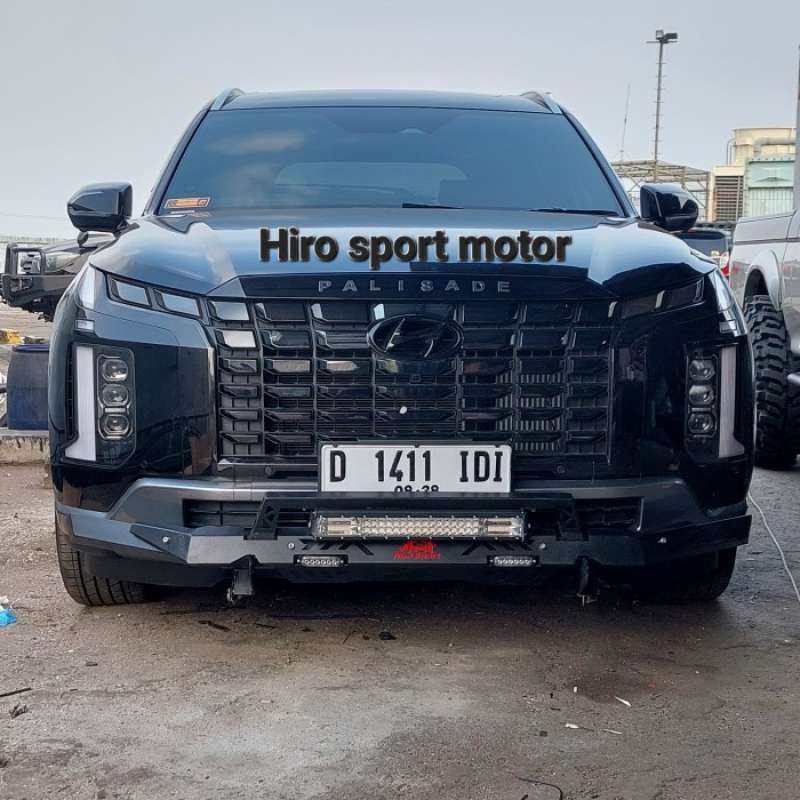 Promo Tanduk Bumper Depan Hyundai Palisade Model Raptor Diskon 23% Di ...