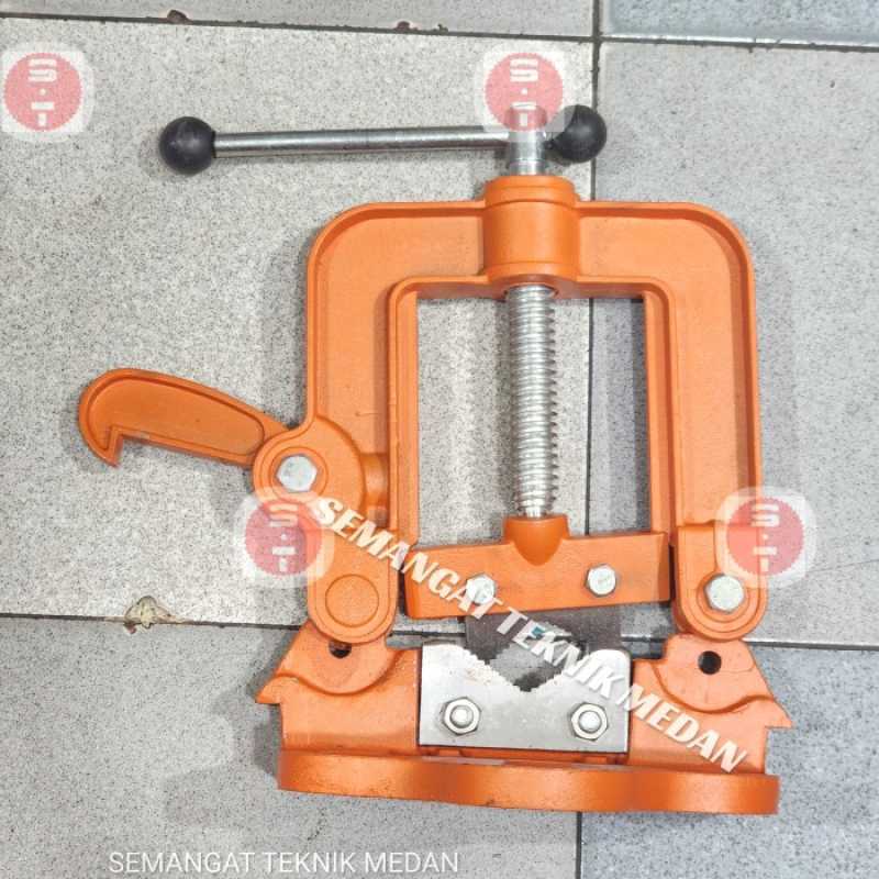 Jual 4 Catok Ragum Bais Jepit Penjepit Pipa Pipe Vise 4 Inch 100mm Aldo ...