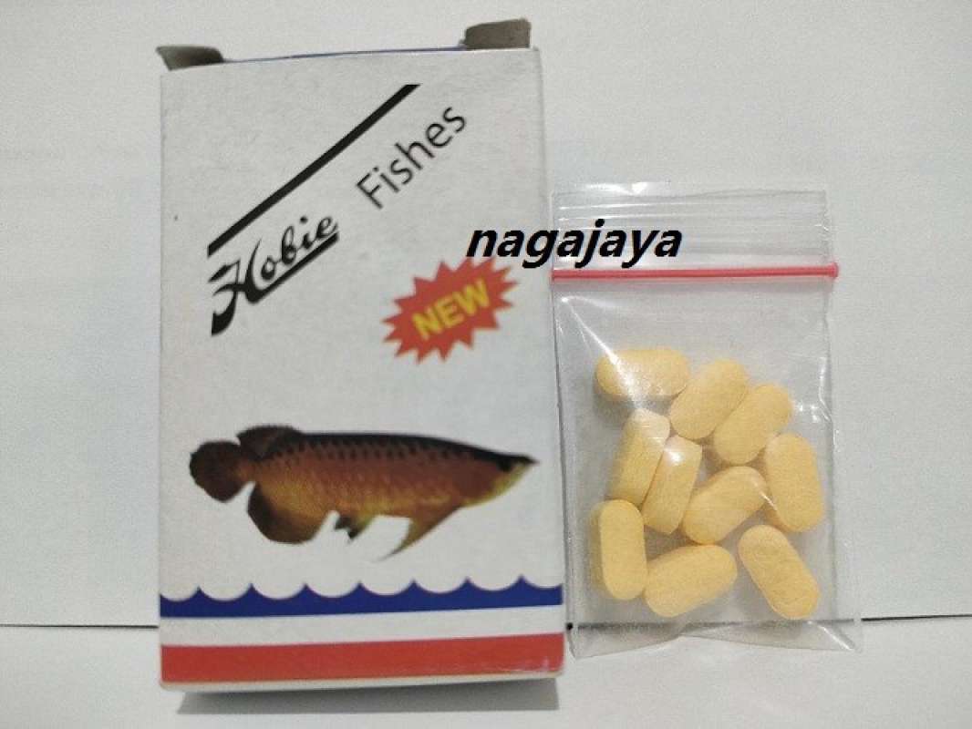 Promo Hobie Fish Obat Vitamin Ikan Arwana Pil Hobies Obat Ikan 10 ...