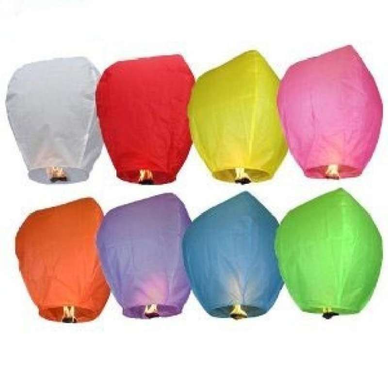 Jual Lampion Terbang Kertas Flying Lantern Paper Flying Sky Lantern Di ...