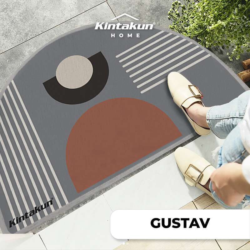 Promo Kintakun Home Keset Kaki 50 X 75 Cm Setengah Lingkaran Keset ...