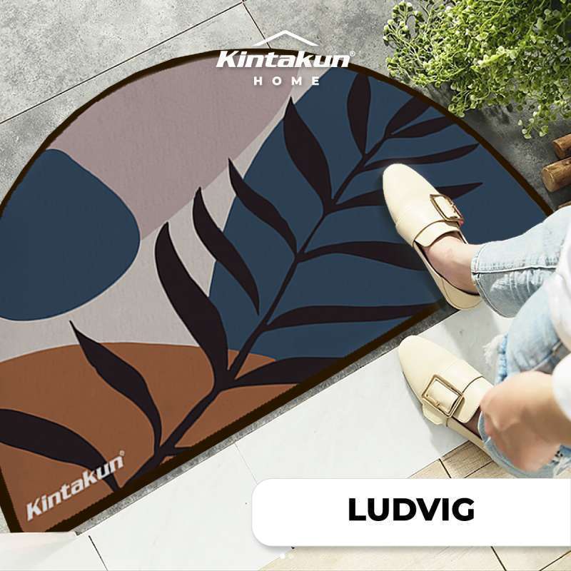 Promo Kintakun Home Keset Kaki 50 X 75 Cm Setengah Lingkaran Keset ...