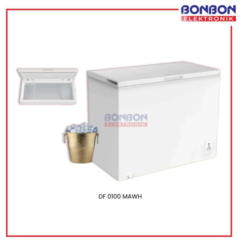 Jual Modena Domo Chest Freezer 100l Df 0100 Mawh / Freezer Box Df-0100 ...