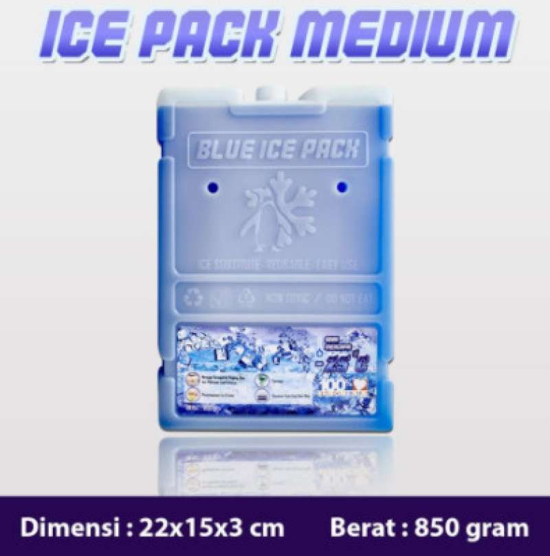 Jual Ice Pack Kotak Sedang Untuk Cooler Box Pengganti Dry Ice Di Seller ...