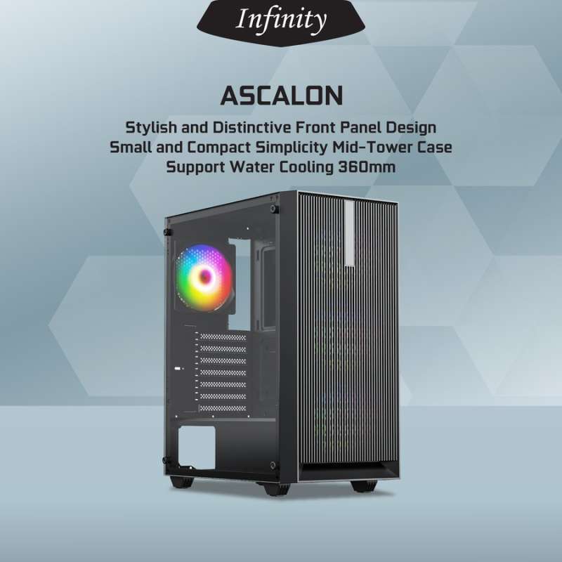 Jual Pc Case Gaming Infinity Ascalon Atx Free 3fan Rgb Di Seller Mantap ...