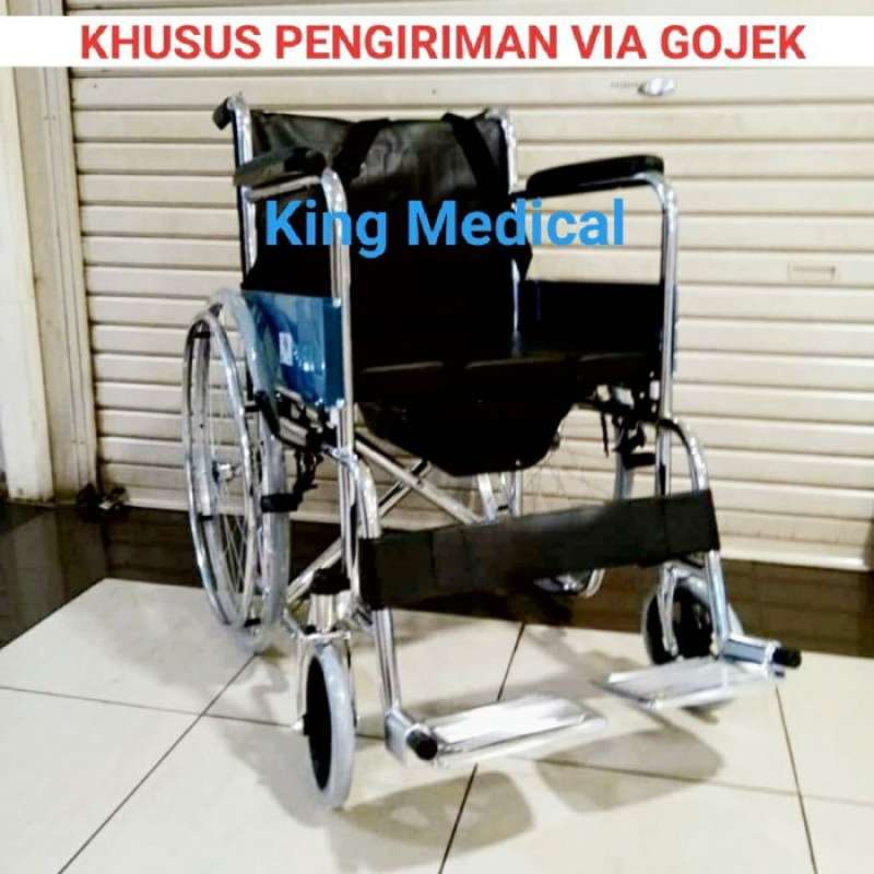 Promo Kursi Roda Pasien Bab 2in1(kursi Roda+commode/tempat Bab) Gojek ...