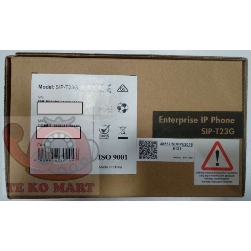 Promo 100% Produk Ori Yealink Sip-t23g Professional Ip Phone With 3 ...