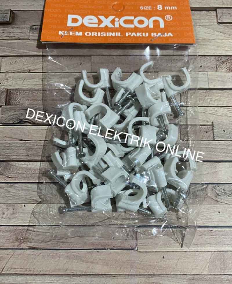 Jual Klem Kabel No 8/klem Kabel Beton/klem Kabel Paku Baja/klip Label ...