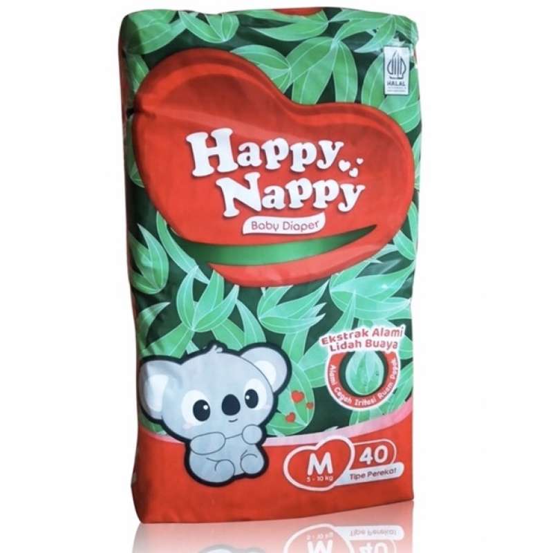 Jual Happy Nappy Baby Diapers Nb-s40/m40/l40 Popok Perekat Pamper ...
