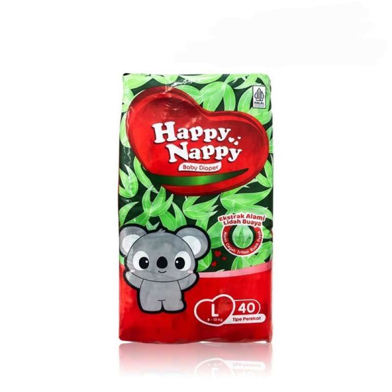 Jual Happy Nappy Baby Diapers Nb-s40/m40/l40 Popok Perekat Pamper ...