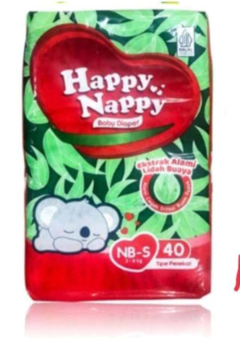 Jual Happy Nappy Baby Diapers Nb-s40/m40/l40 Popok Perekat Pamper ...