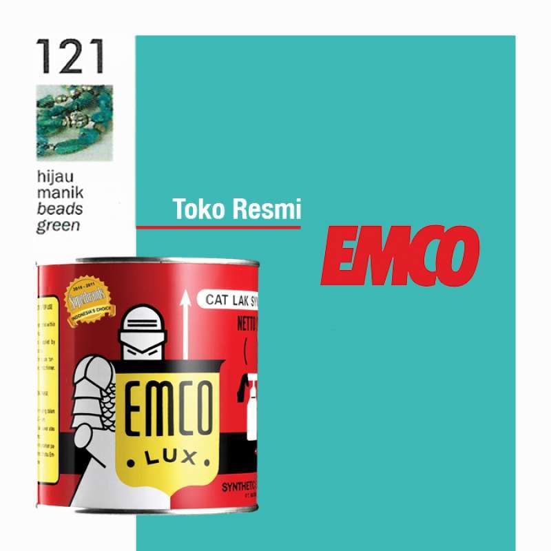 Jual Emco Lux Cat Kayu & Besi 1kg Varian Warna Hijau Tua Hijau Muda ...