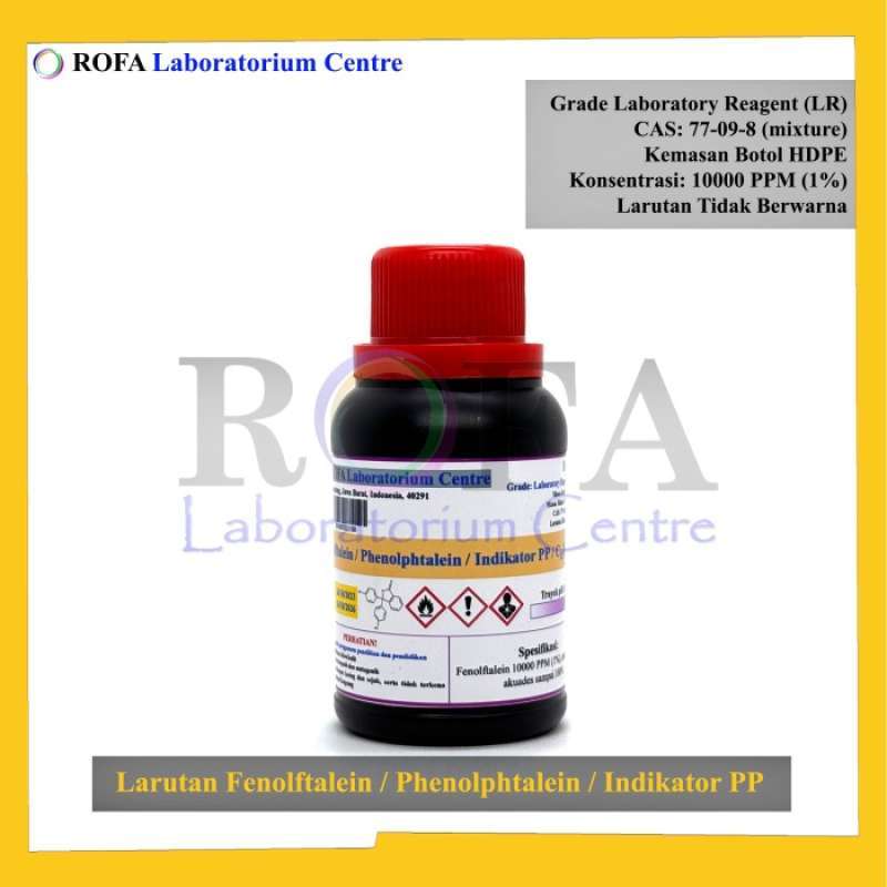 Jual Larutan Fenolftalein | Phenolphthalein Solution 1% 100 Ml Di ...