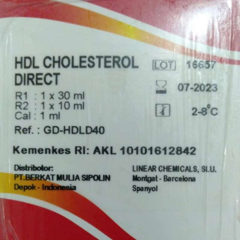 Promo Reagen Hdl Cholesterol Direct Glory Diagnostics Diskon 33% Di ...