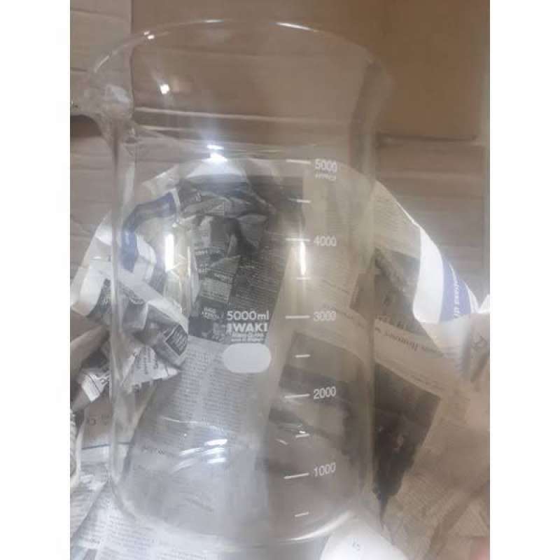 Promo Iwaki Beaker 5000 Ml Low Form/iwaki 1000bk5000 Diskon 33% Di ...