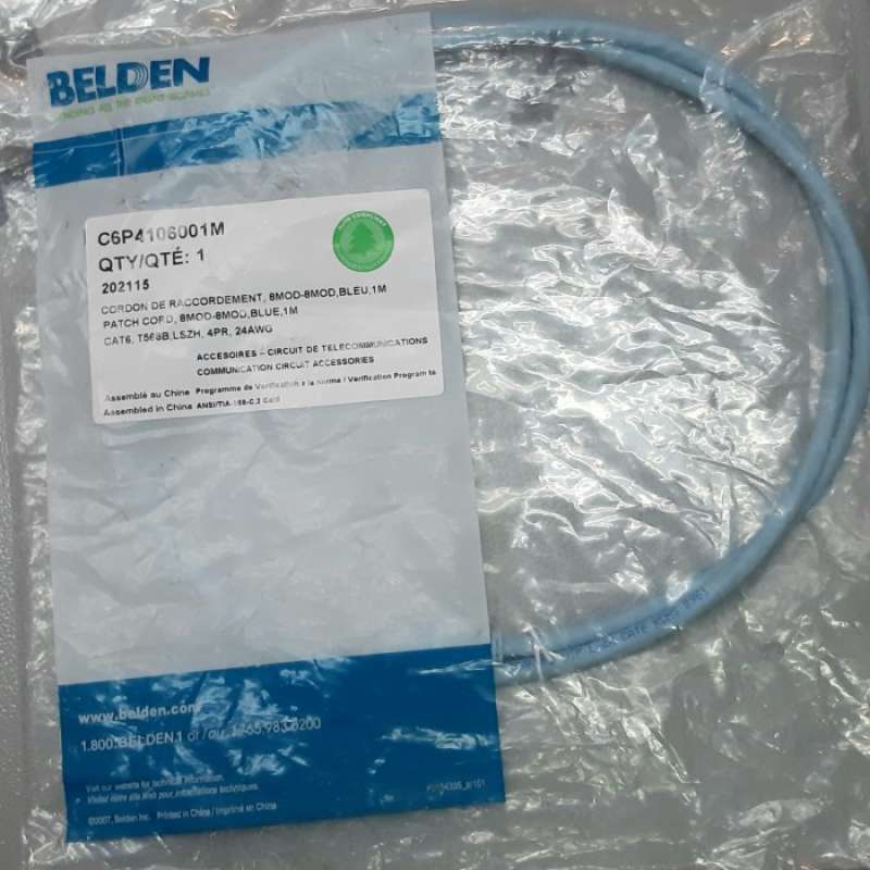 Jual Belden Patch Cord 1m Cat6 C6p4106001m Di Seller Sweet Shop ...
