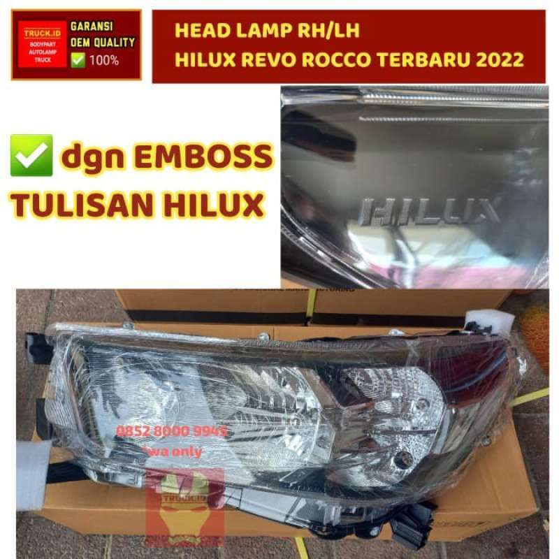 Promo Lampu Depan Head Lamp Hilux Revo Rocco 2020 2021 2022 Rh/lh ...