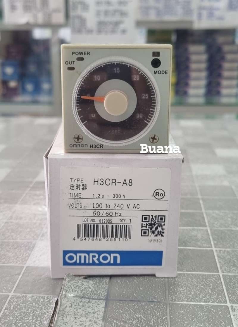 Promo Timer Omron H3cr-a8 220v Ac / Timer Analog H3cr 220vac Terbaik ...