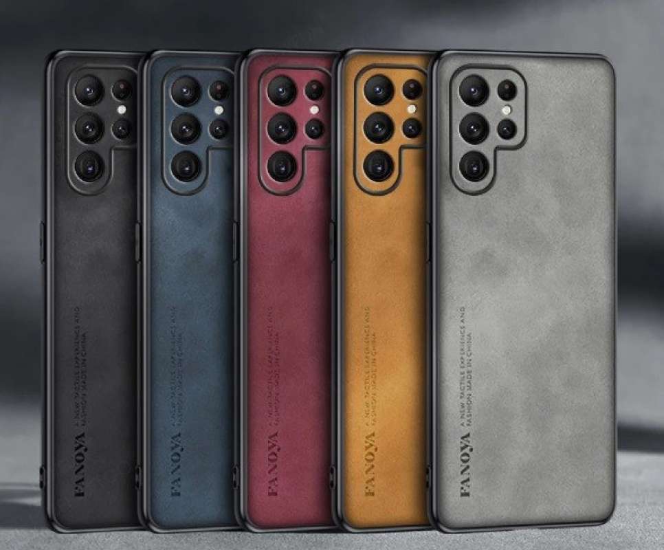 Jual Samsung S24 / S24+ / S24 Ultra Fanoya Premium Nappa Leather Soft ...