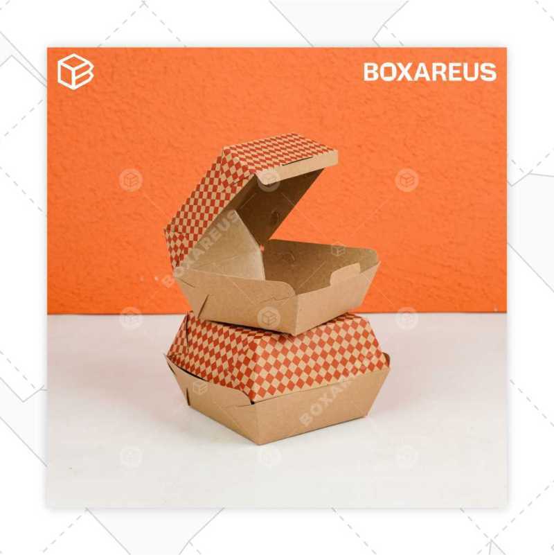 Jual Box Take Away Kotak Burger Dus Roti Packaging Makanan Takoyaki ...