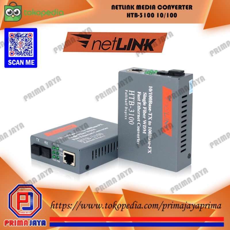 Jual Netlink Htb3100 A+b Single Mode Media Converter Fiber Optik Htb 3100 - Netlink Htb3100 Di ...
