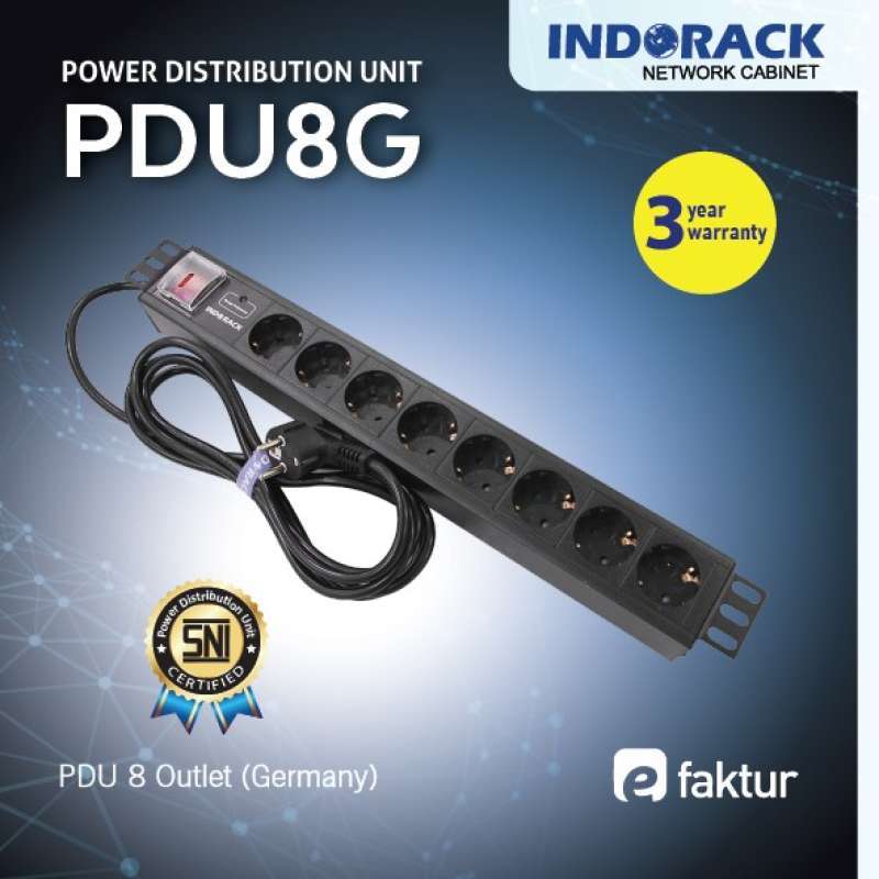 Jual Pdu8g - Pdu 8 Outlet Germany Socket - Indorack Di Seller Velvet ...