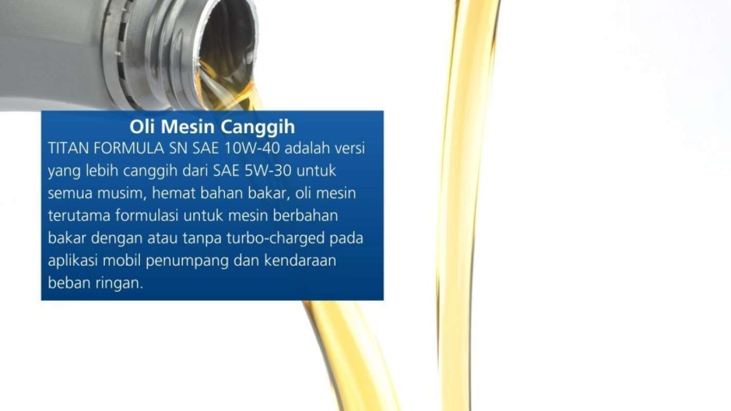 Jual Paket Oli Fuchs Titan Formula Sn Synthetic 10w-40 Galon 4 Liter ...