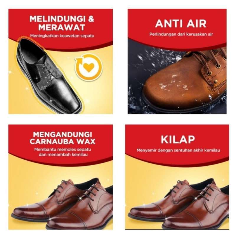 Jual Paket Semir Sepatu Kiwi Shoe Polish Lengkap Dengan Sikat Kinclong ...
