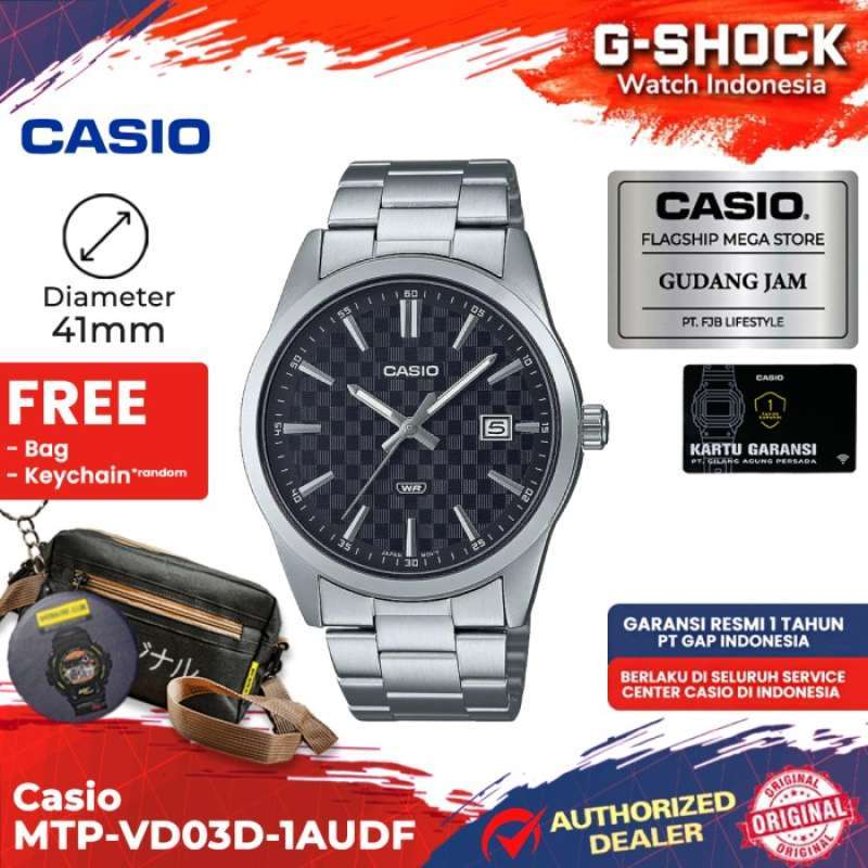 Jual Casio General Mtp-vd03d-1audf Mtp-vd03d Mtp-vd03 Mtpvd03d Mtp ...
