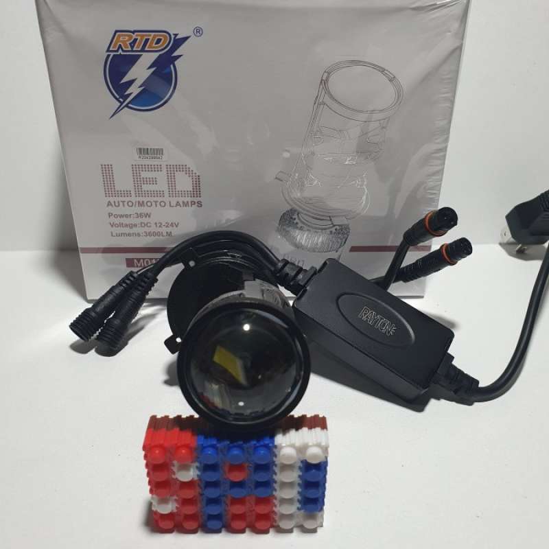 Promo Lampu Utama Led Mini Projector H4 Rtd M01b H4 Original High Low ...