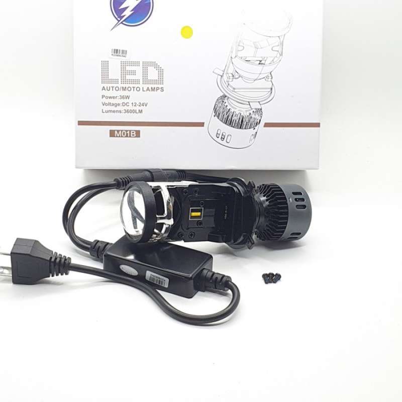 Promo Lampu Utama Led Mini Projector H4 Rtd M01b H4 Original High Low ...