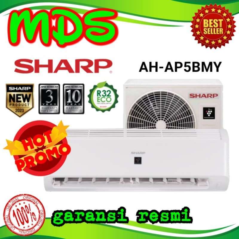 Promo Ac Sharp Ah-ap 05 Ssy 1/2pk Plasma Cluster Std Low- Putih Unit Only Diskon 23% Di Seller ...
