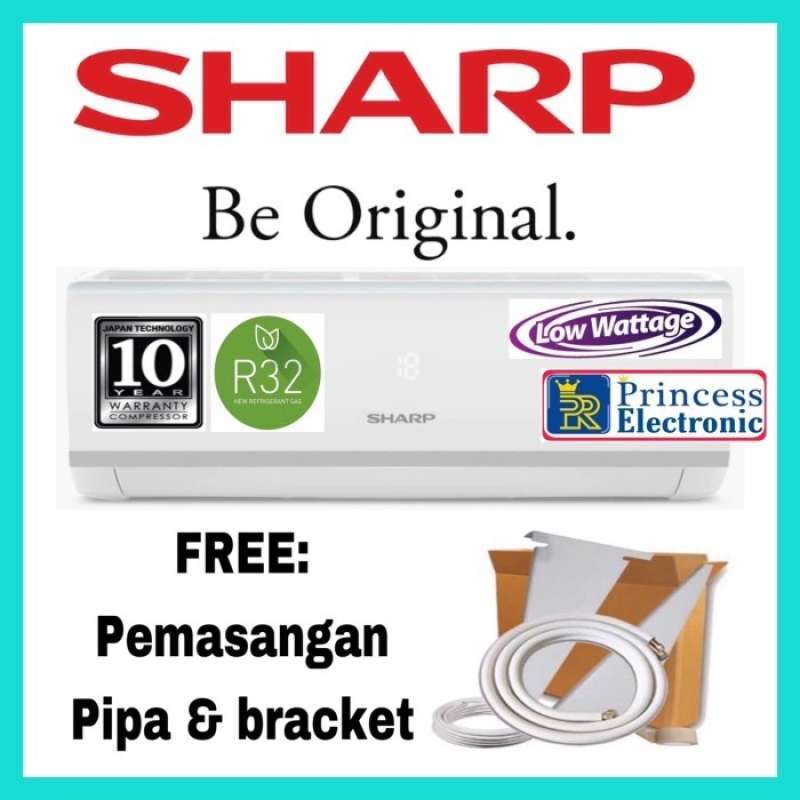 Promo Ac Sharp 1/2pk Ah-a5ucy 350w Free Pemasangan Dan Pipa 5 Meter ...