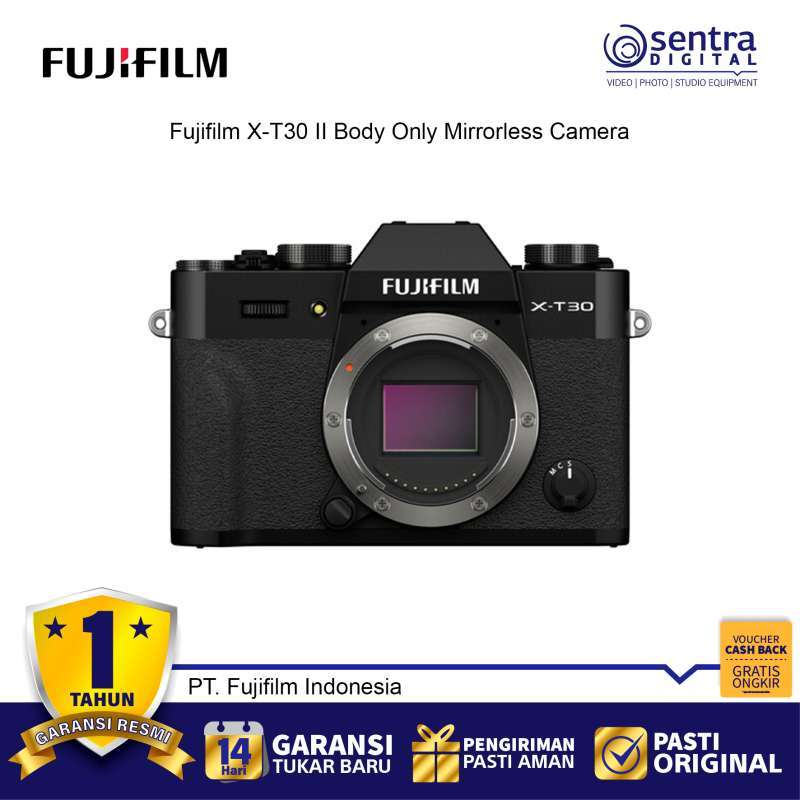 Promo Fujifilm X-t30 Ii Body Only - Xt30 Mark 2 Mirrorless Camera - Black Diskon 7% Di Seller ...