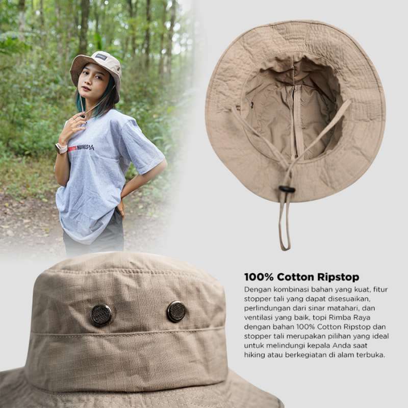 Jual Topi Gunung Outdor Series Bukit Raya Topi Rimba Pria Gunung ...